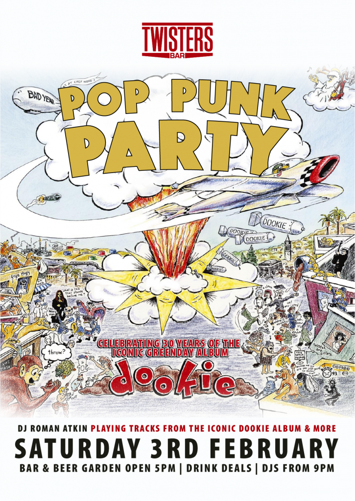 Pop Punk Party – Celebrating 30 Years of Dookie - Twisters Bar Colchester